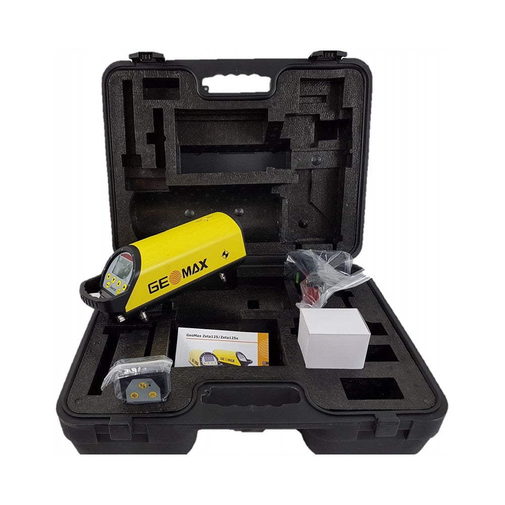 GeoMax Zeta125 Red Beam Pipe Laser Package